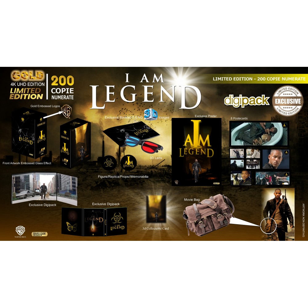 I AM LEGEND | "GOLD" Edition 4K UHD (Esclusive Digiapck) - Limited ...