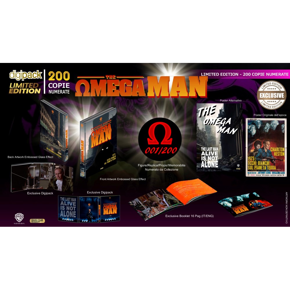 THE OMEGA MAN - Exclusive embossed Bluray Digipack | Limited Edition ...